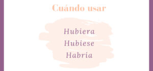 Hubiera/hubiese/habría: ¿cuándo usarlos? - Wrede Estudio Editorial